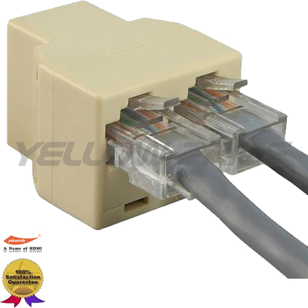 Купить Привод Yellow-price Cat 5e 6 /Cat 7 Lan Ethernet Socket Splitter ...