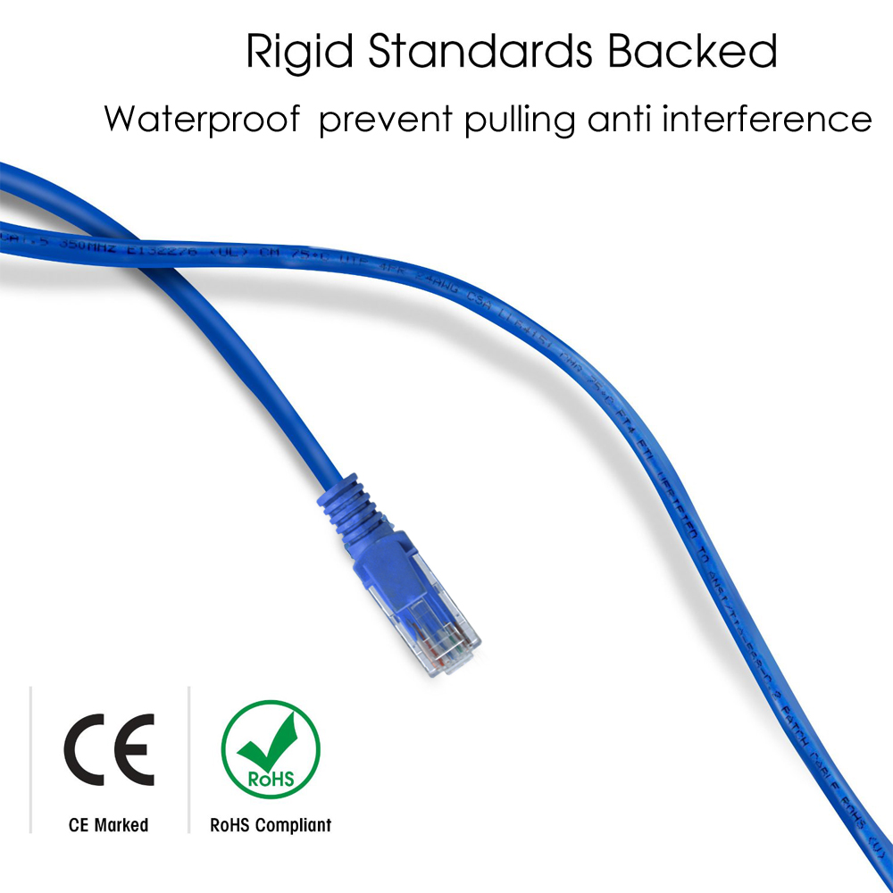 100ft RJ45 Cat5e CAT6 Ethernet LAN Network Cable For PC XBox Internet ...