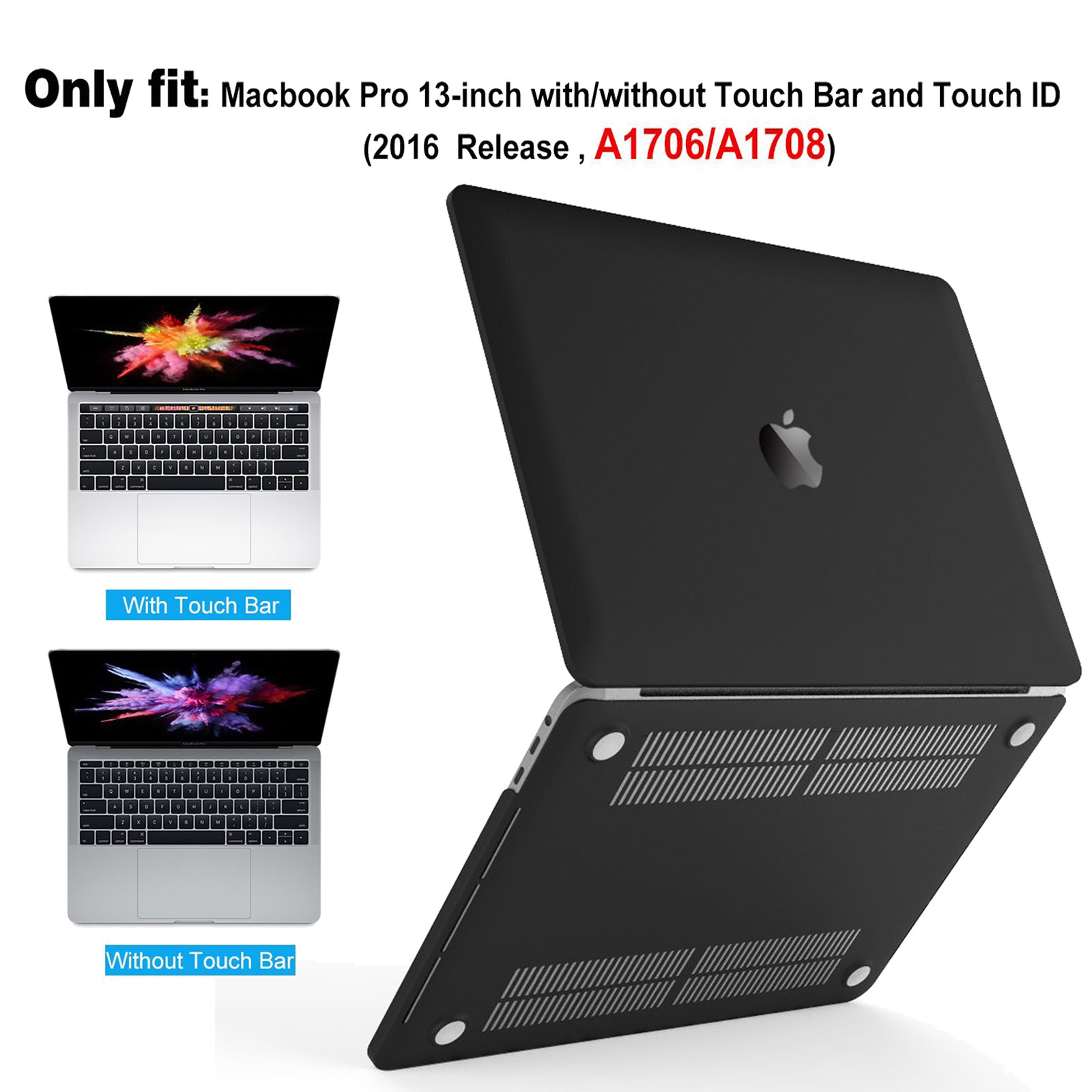 Matte Rubber Slim PC SnapOn Case Cover for Apple MacBook Air 13-inch ...