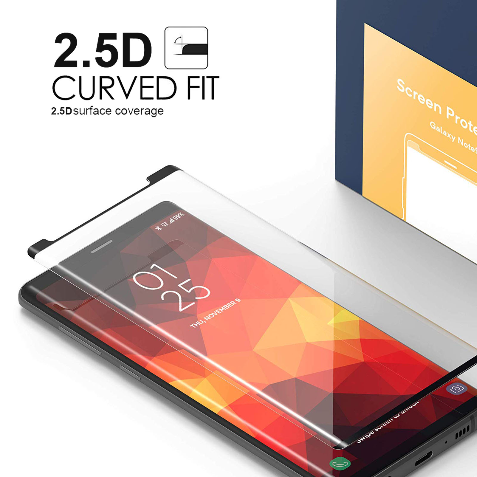 Ultra-Thin Shield Protector Glass Screen Film for Samsung Galaxy Note 9 ...