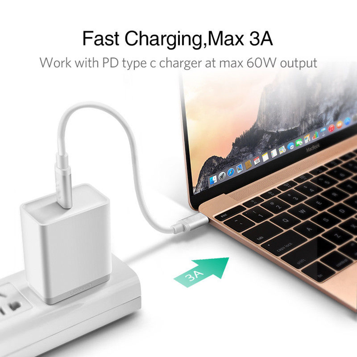 USB 3.1 Type C to Type C Cable, 10Gbps Data Transfer Thunderbolt 3 ...